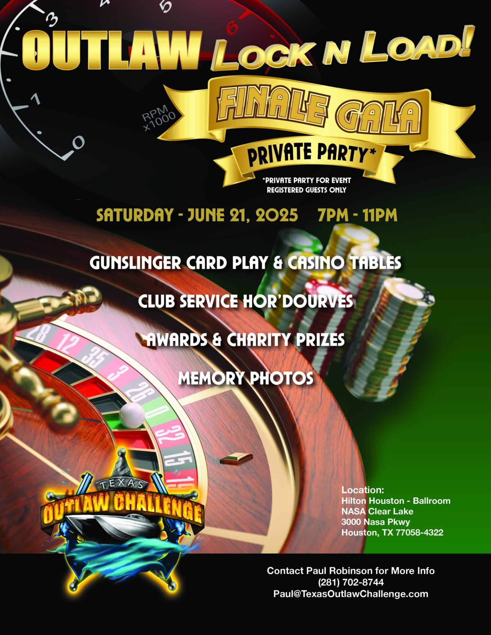 Outlaws Finale Gala – Texas Outlaw Challenge